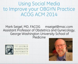 Presentations | Mark Seigel, MD, FACOG